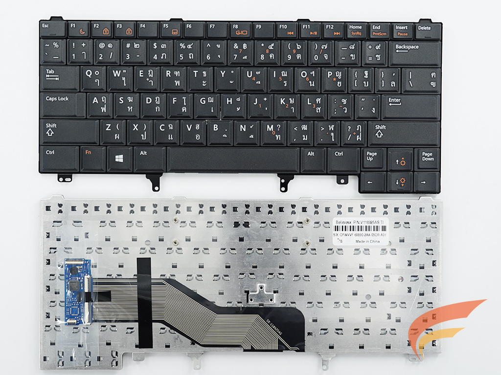 KEYBOARD DELL คีย์บอร์ด Dell Latitude E5420 E5430 E6220 E6230 E6330 ...